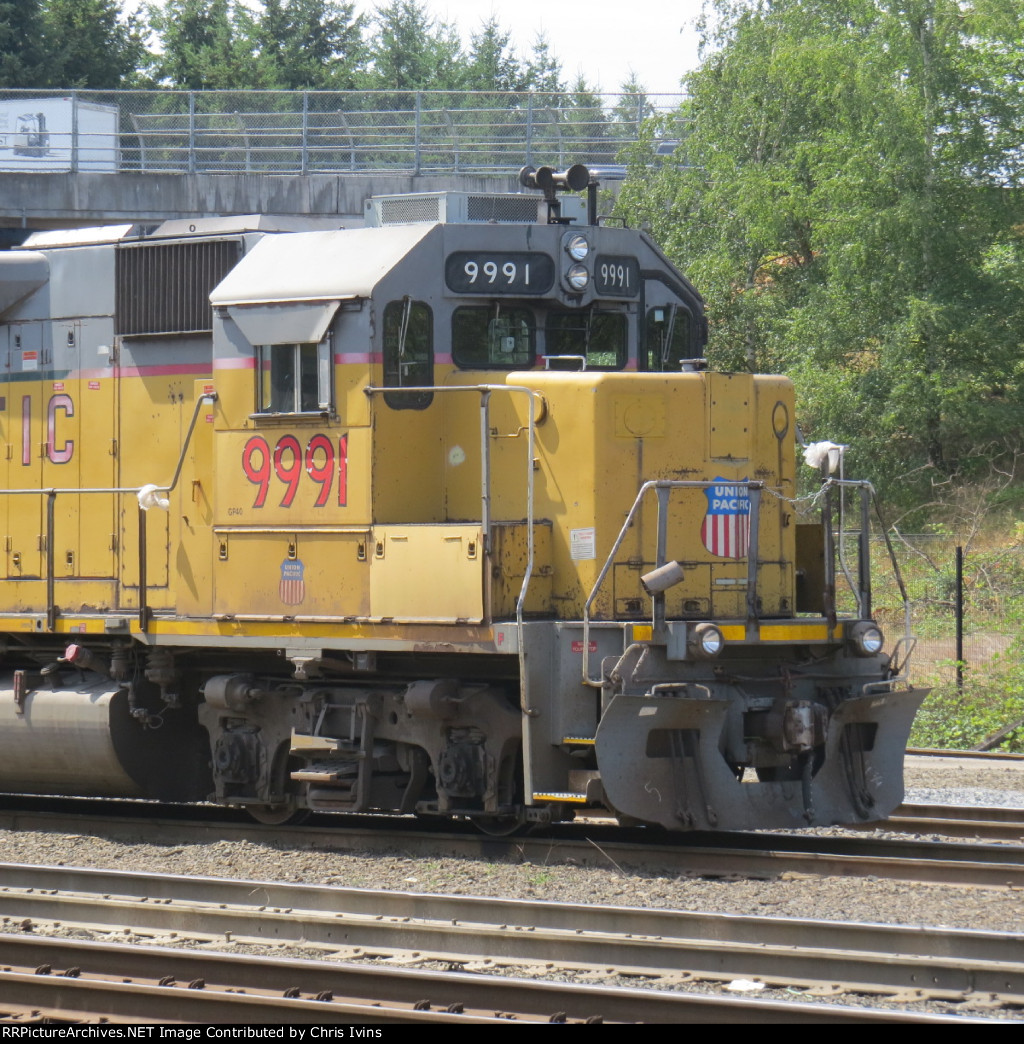 UP 9991 @ UPs Eugene Yard
